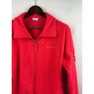 Columbia | Jackets & Coats | Womens Columbia 2x Bright Red Fleece Zipup ...